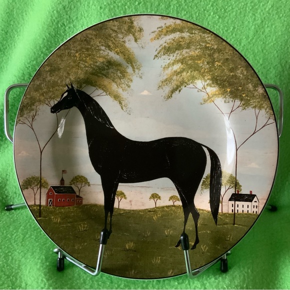 Warren Kimble | Dining | Warren Kimble Animal Collection Horse Plate ...
